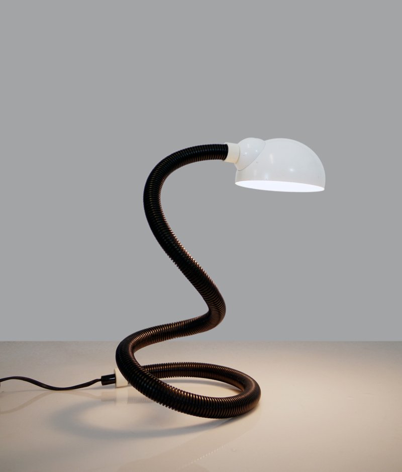 German Snake Table Lamp from Eurolux, 1970s for sale at Pamono