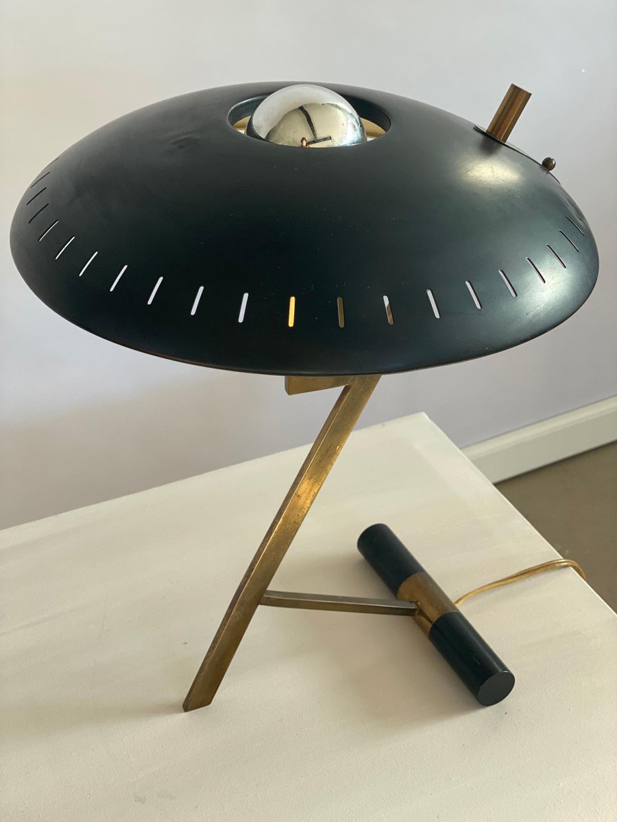 Model Z Table Lamp by Louis C. Kalff for Philips, 1950s for sale at Pamono