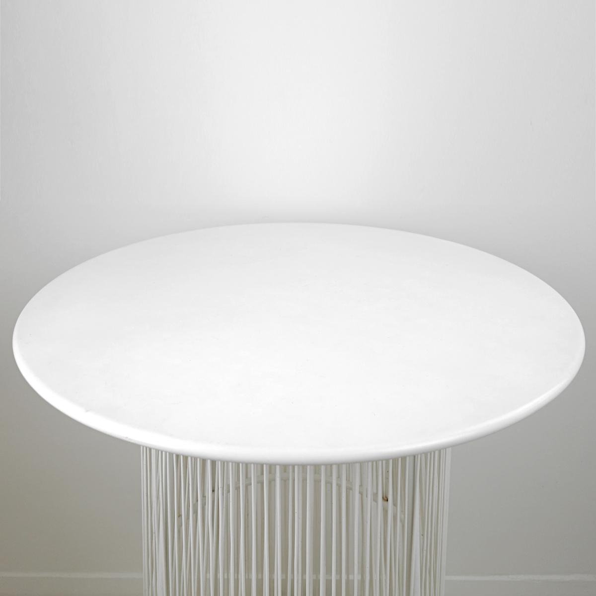 Vintage Tisch mit Hockern aus Kautschuk & Stahl, 5er Set bei Pamono kaufen