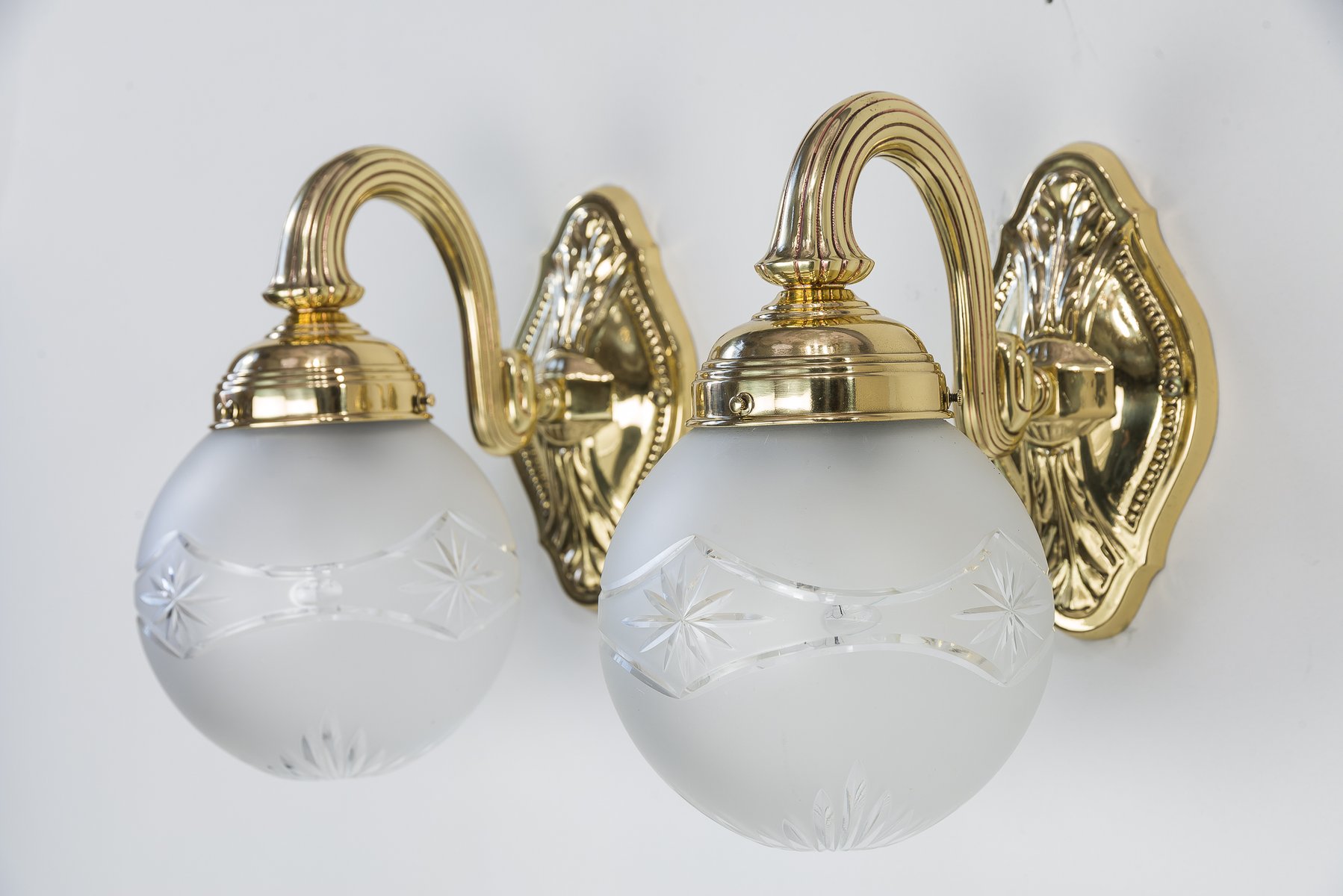 Antique Wall Lights, 1890s, Set of 2 for sale at Pamono