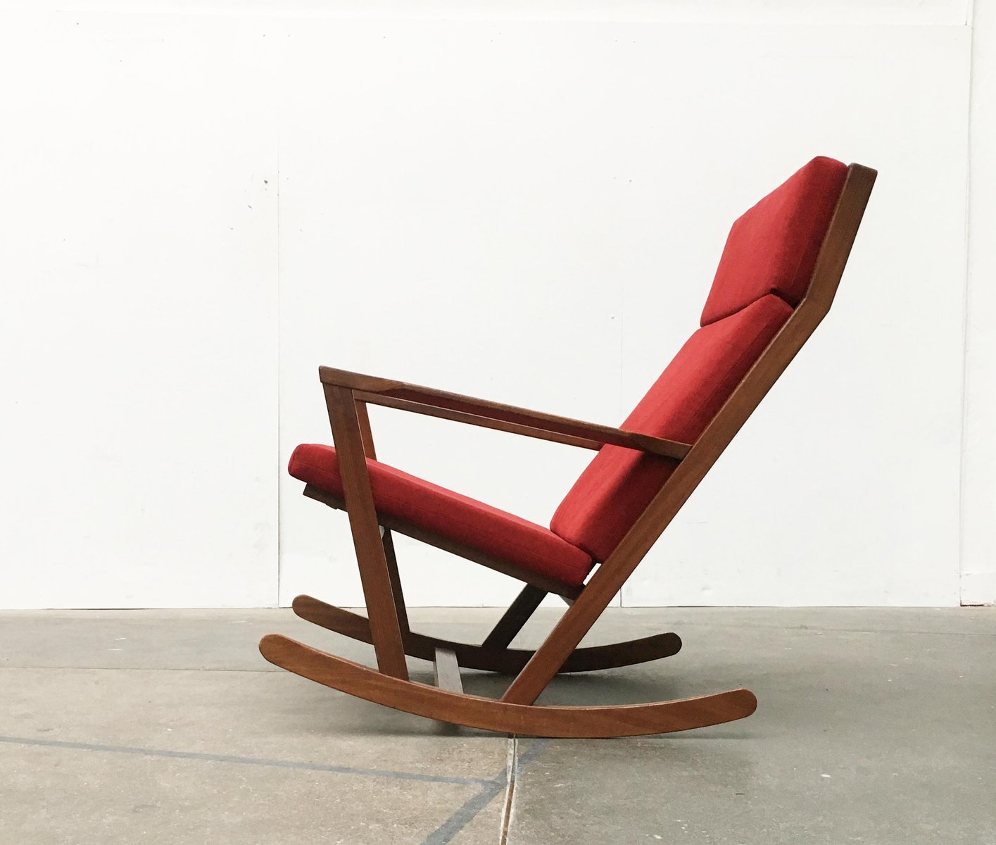 Mid-Century Danish Rocking Chair by Poul Volther for Frem Røjle for ...