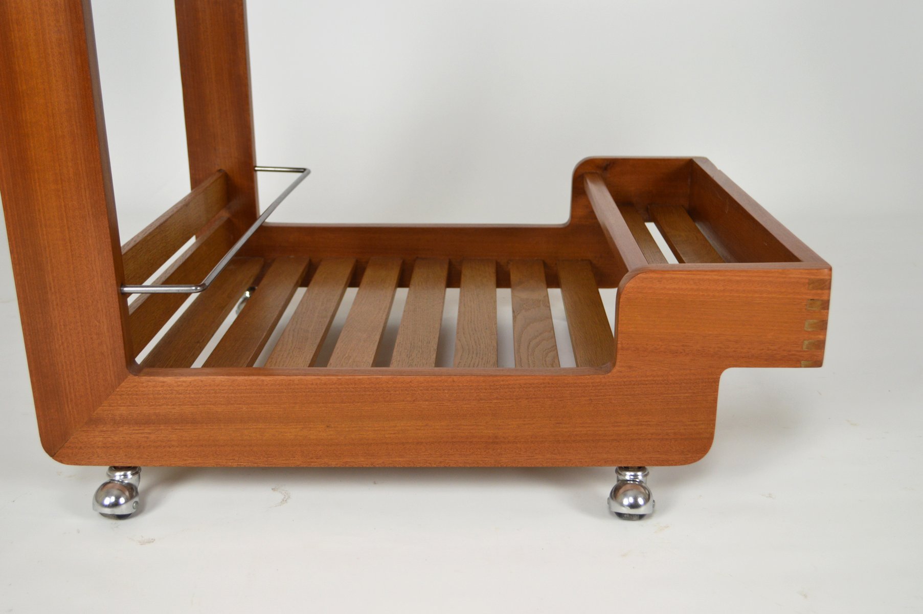 Scandinavian Modern Teak Trolley, 1970s for sale at Pamono