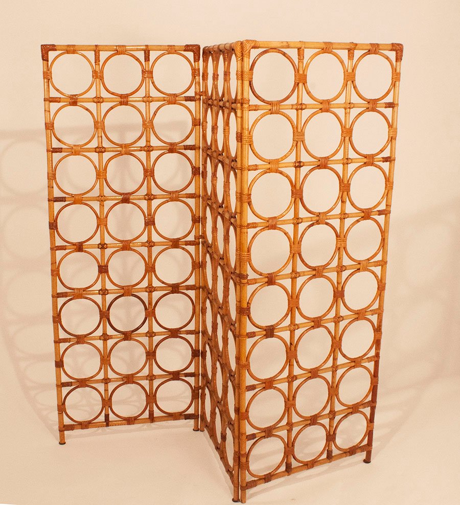 Vintage Spanish Bamboo Screen for sale at Pamono