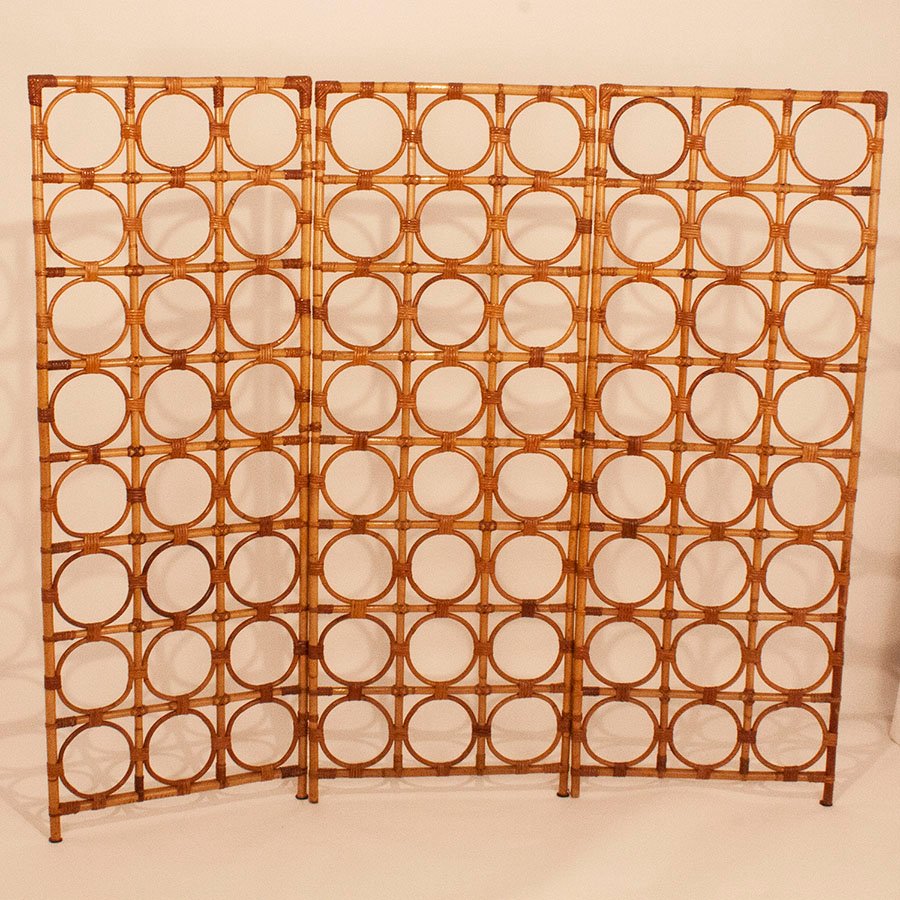 Vintage Spanish Bamboo Screen for sale at Pamono