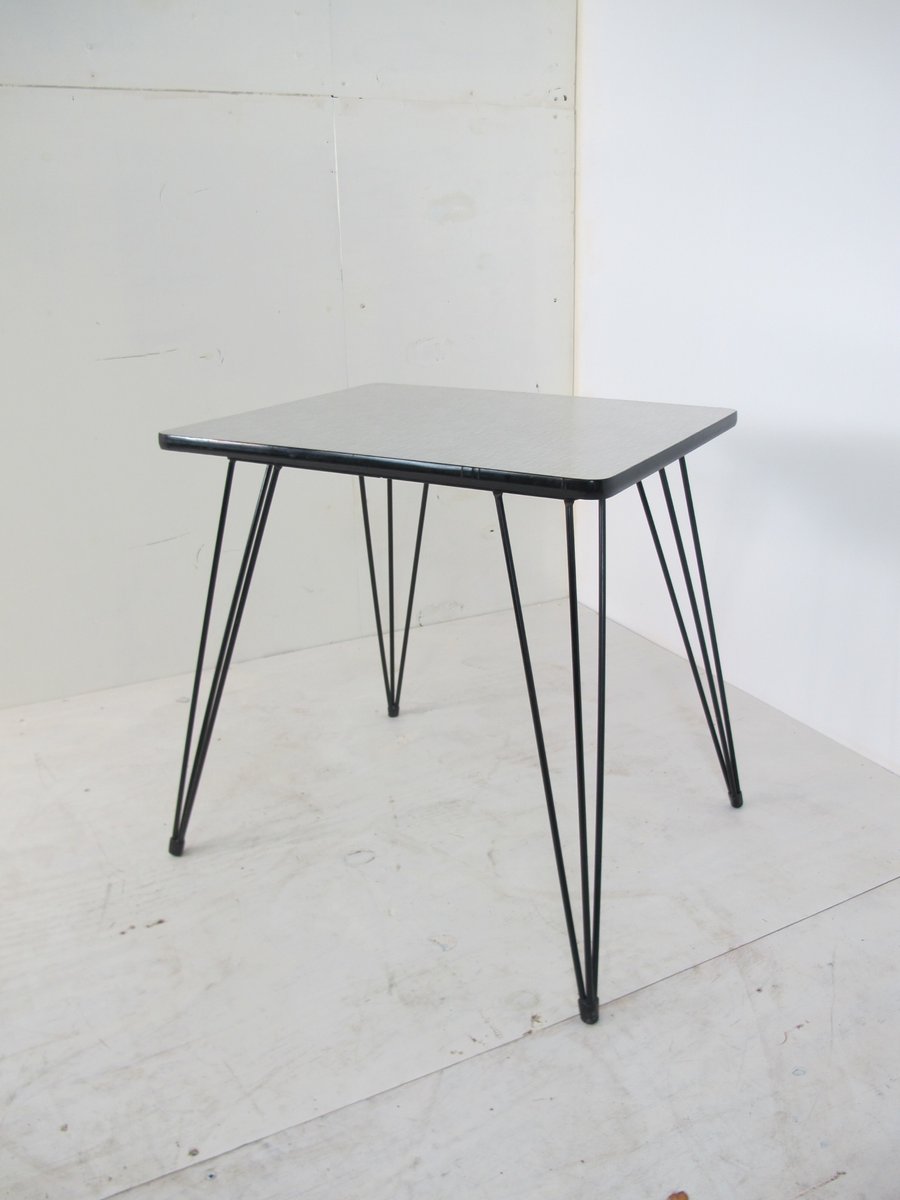 Table d'Appoint Moderniste en Formica de Negema, Pays-Bas, 1950s en ...