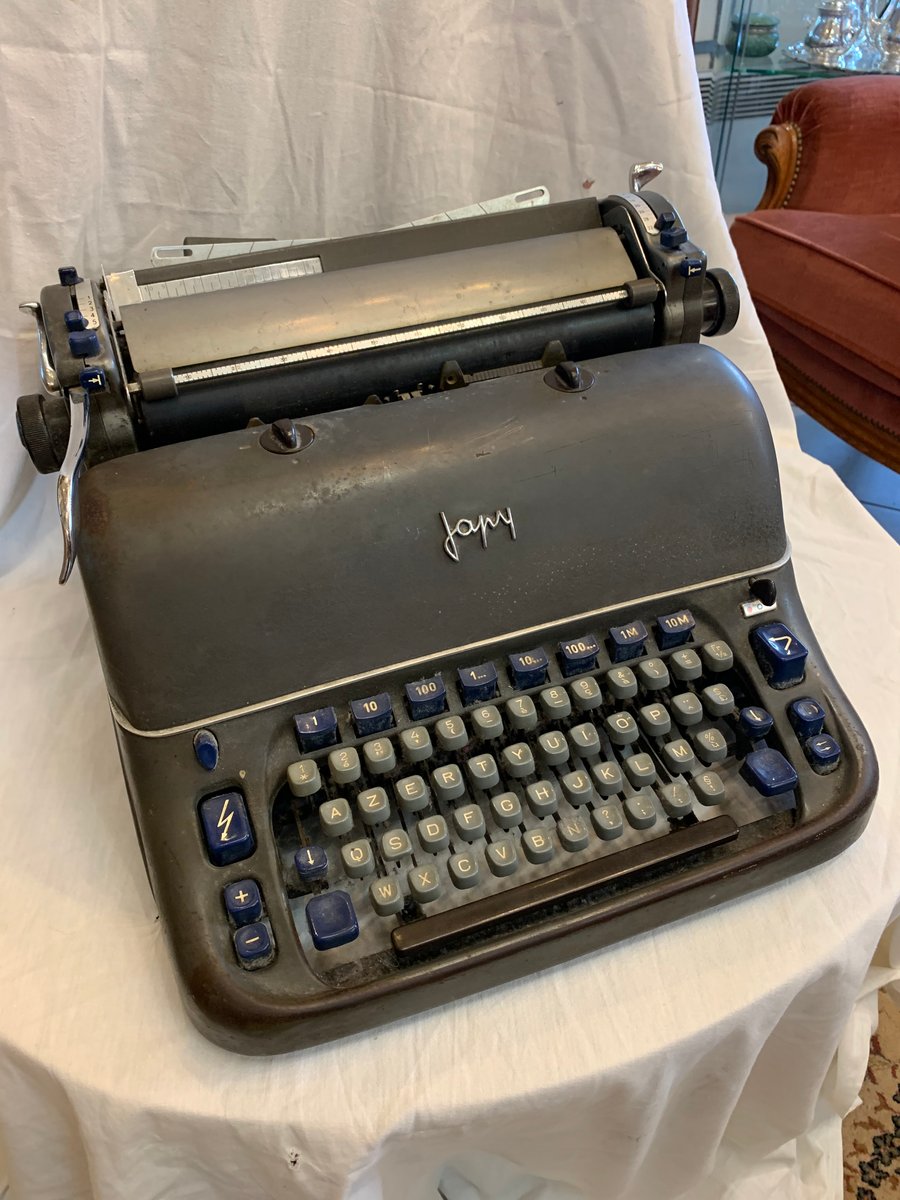 Typewriter from Japy, 1950s for sale at Pamono