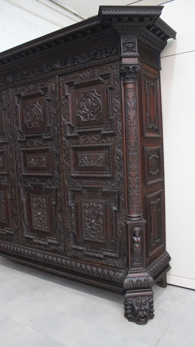 Antique French Walnut Cabinet for sale at Pamono