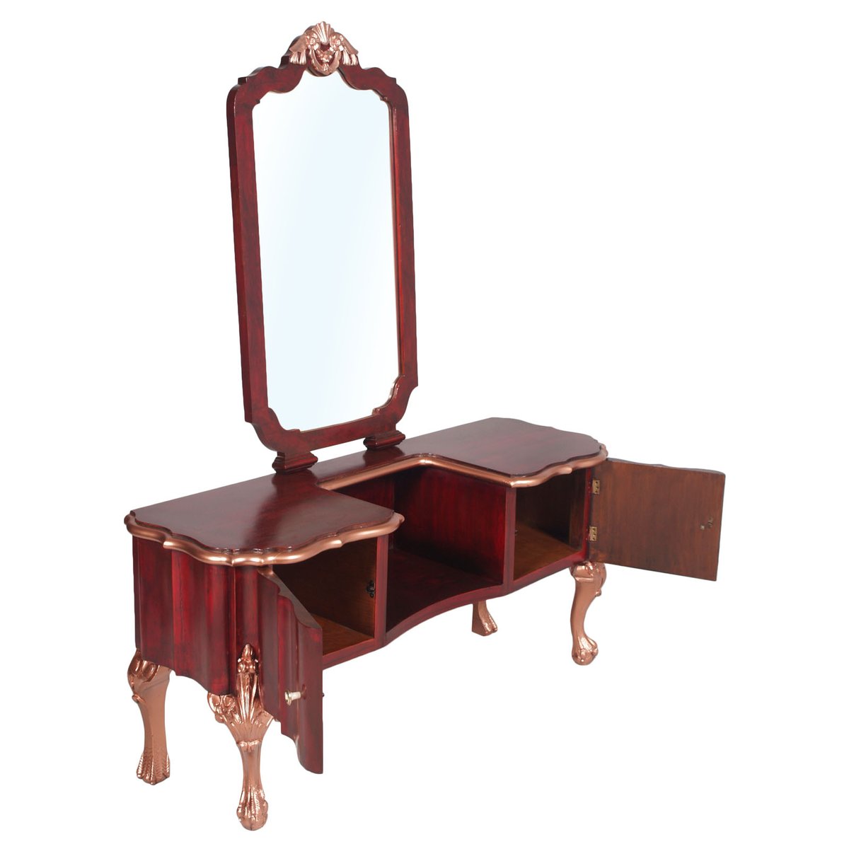 Antique Baroque Style Italian Dressing Table for sale at Pamono