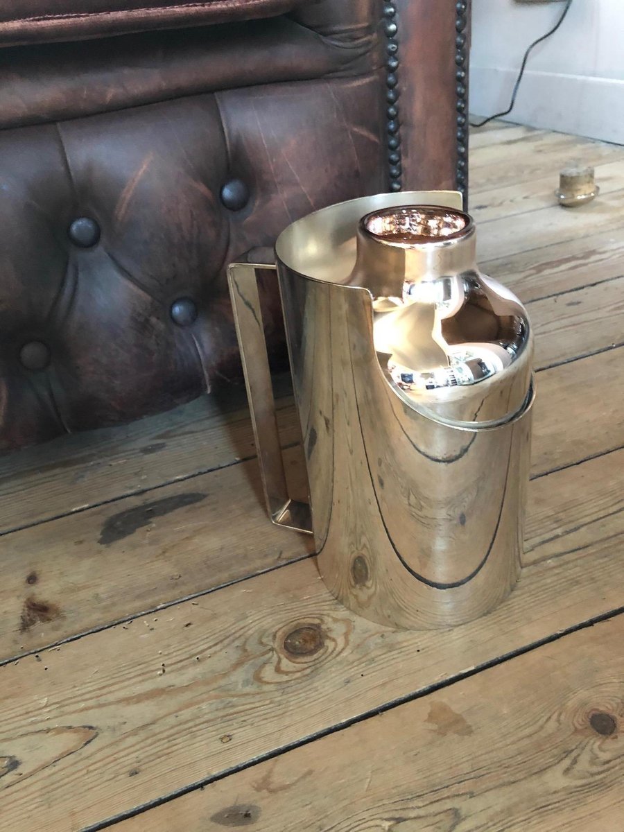 Mid-Century Silver Thermos for sale at Pamono