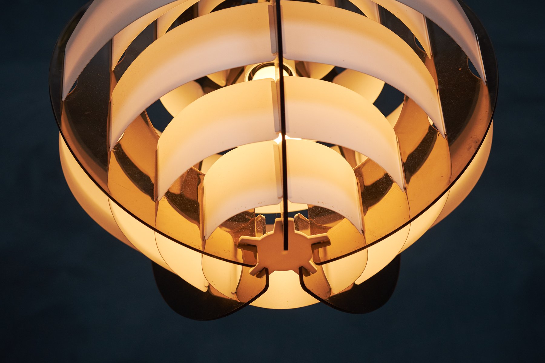Vintage Danish Pendant Lamp by Flemming Brylle & Preben Jacobsen for sale at Pamono