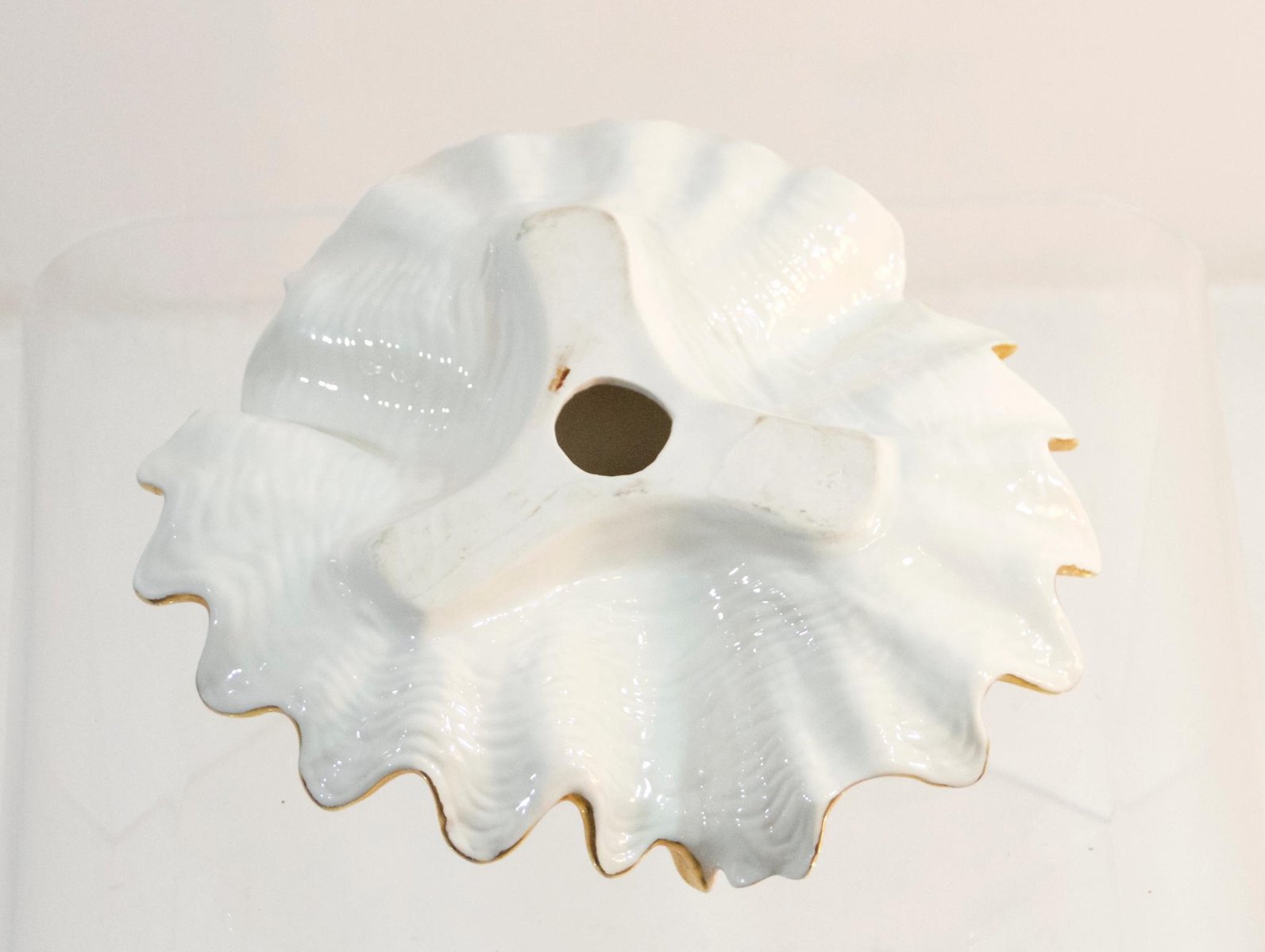 Italian Porcelain Clam Shell Bowl by Capo di Monte, 1960s for sale at ...
