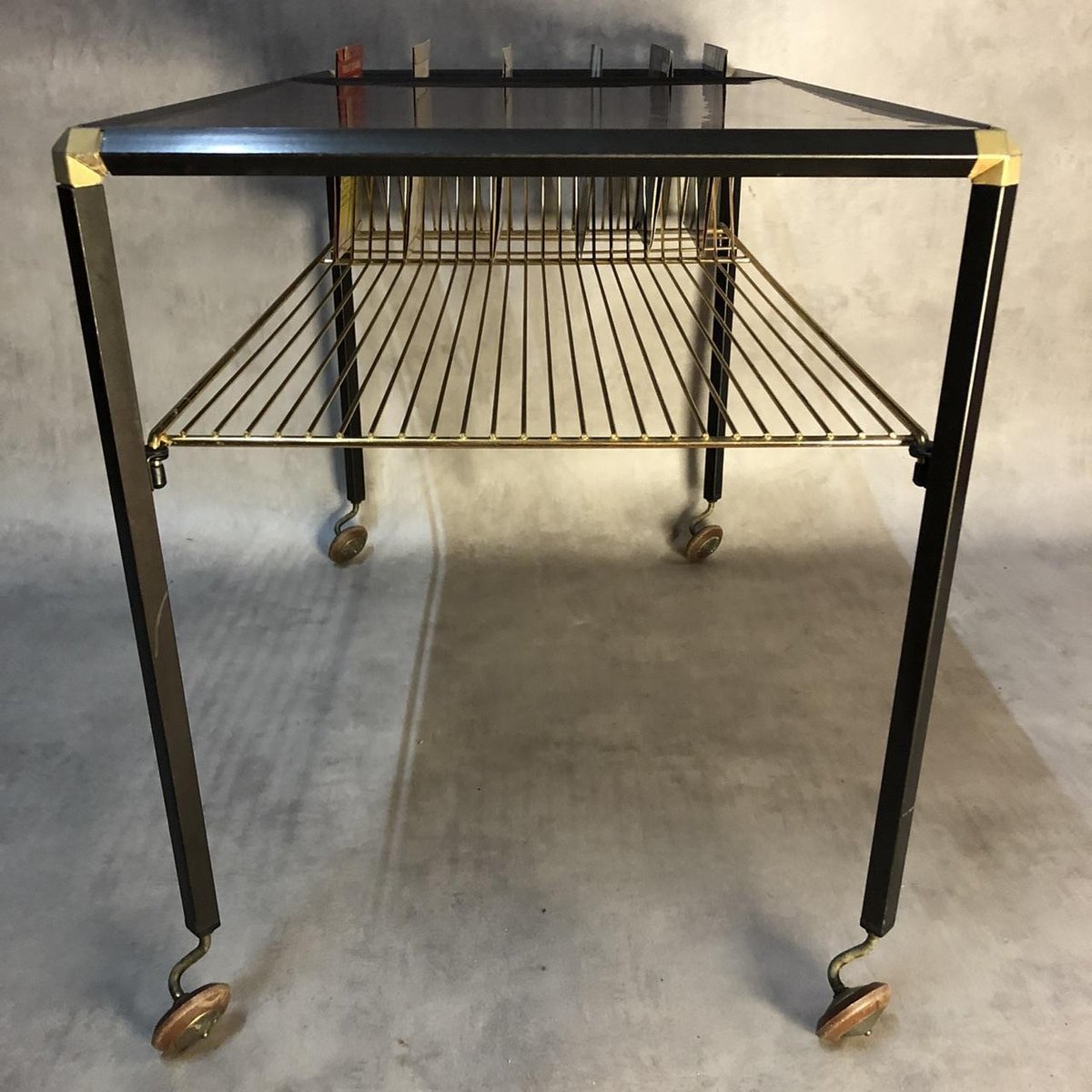 Vintage Industrial Iron Trolley, 1950s for sale at Pamono
