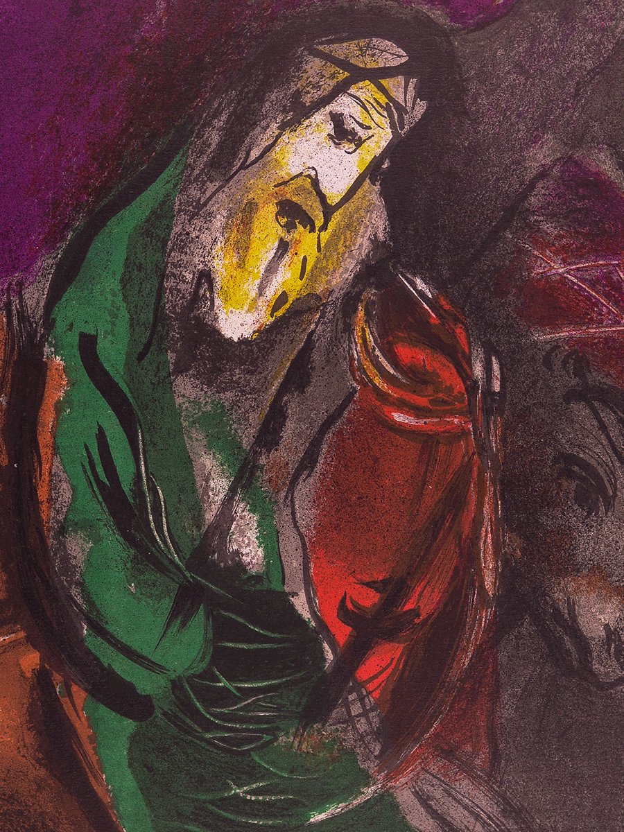 The Bible: Jeremiah Lithograph by Marc Chagall, 1956 for sale at Pamono