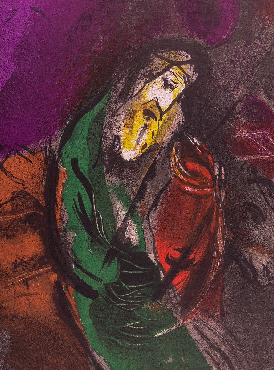 The Bible: Jeremiah Lithograph by Marc Chagall, 1956 for sale at Pamono