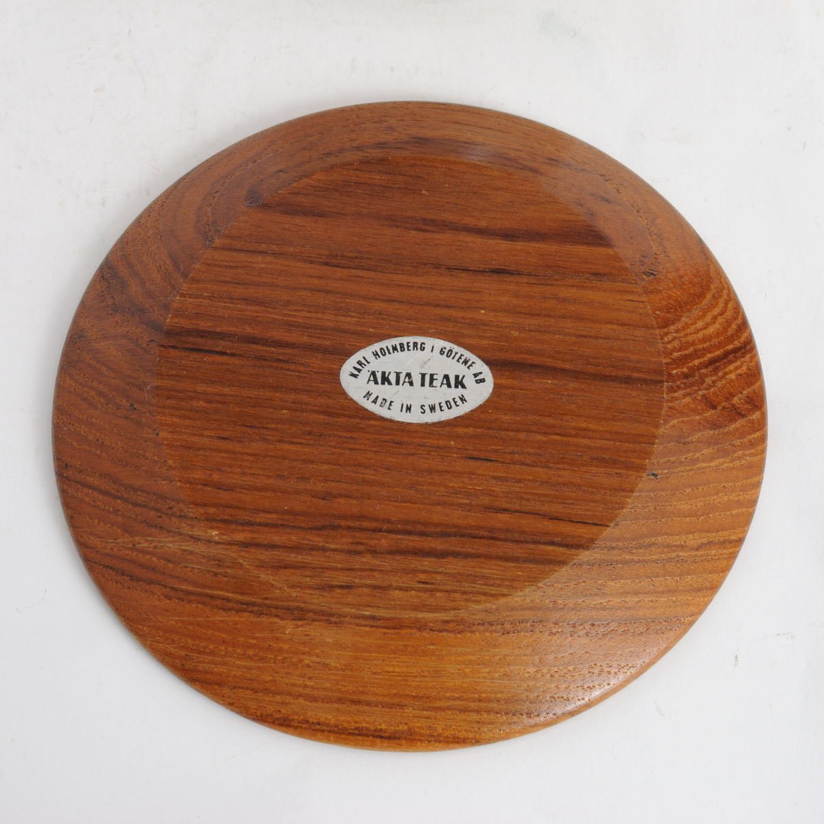 Mid-Century Teak & Smoked Glass Dish from Karl Holmberg Gotene for sale ...