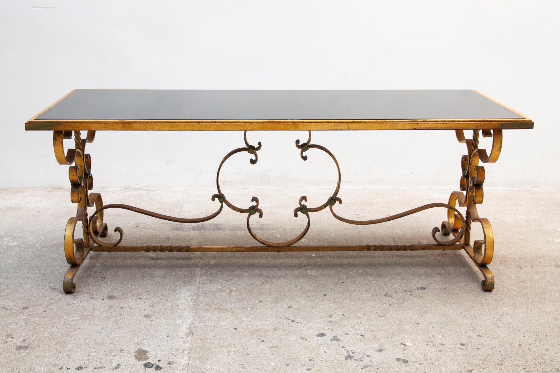 Table Basse Art Déco En Fer Forgé France 1930s En Vente Sur Pamono