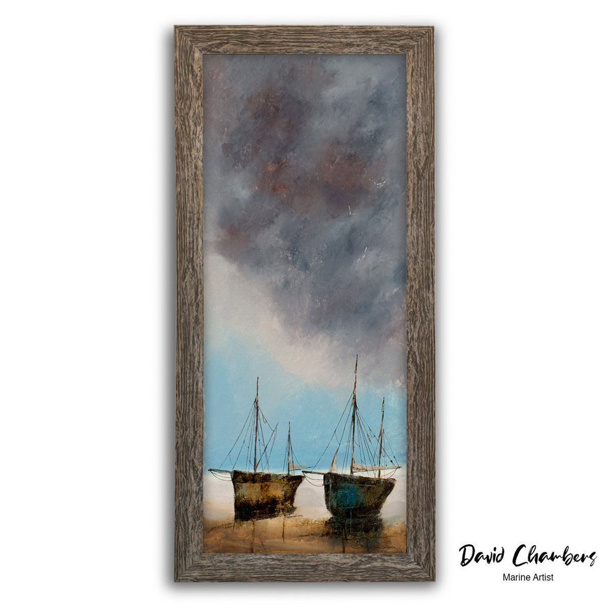 Marine Ölgemälde von David Chambers bei Pamono kaufen