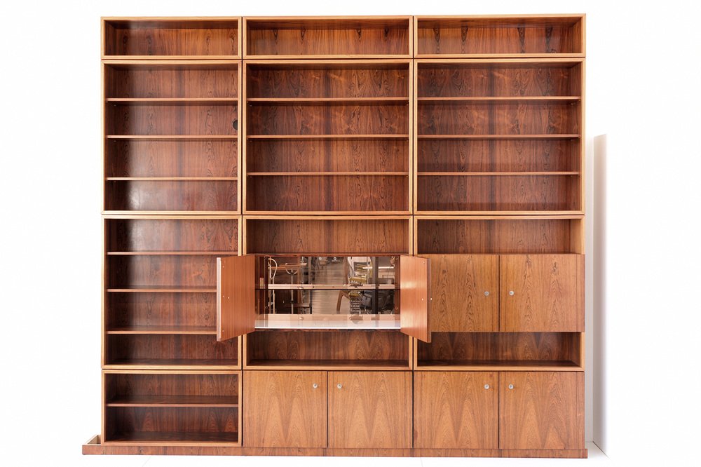 German Rosewood Wall Unit from Perfecta, 1960s for sale at Pamono