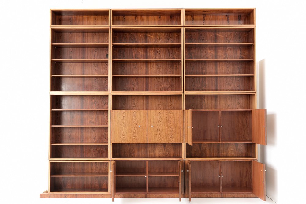 German Rosewood Wall Unit from Perfecta, 1960s for sale at Pamono