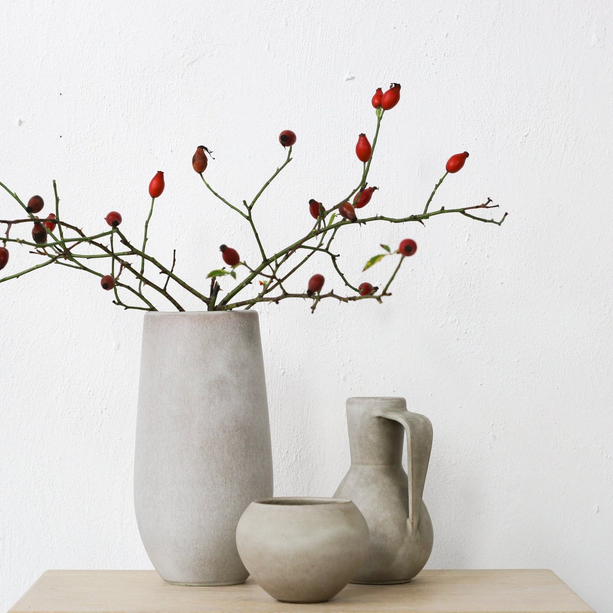 Vases par Hildegard et Peter Delius pour Kunsttöpferei Hameln, 1930s ...