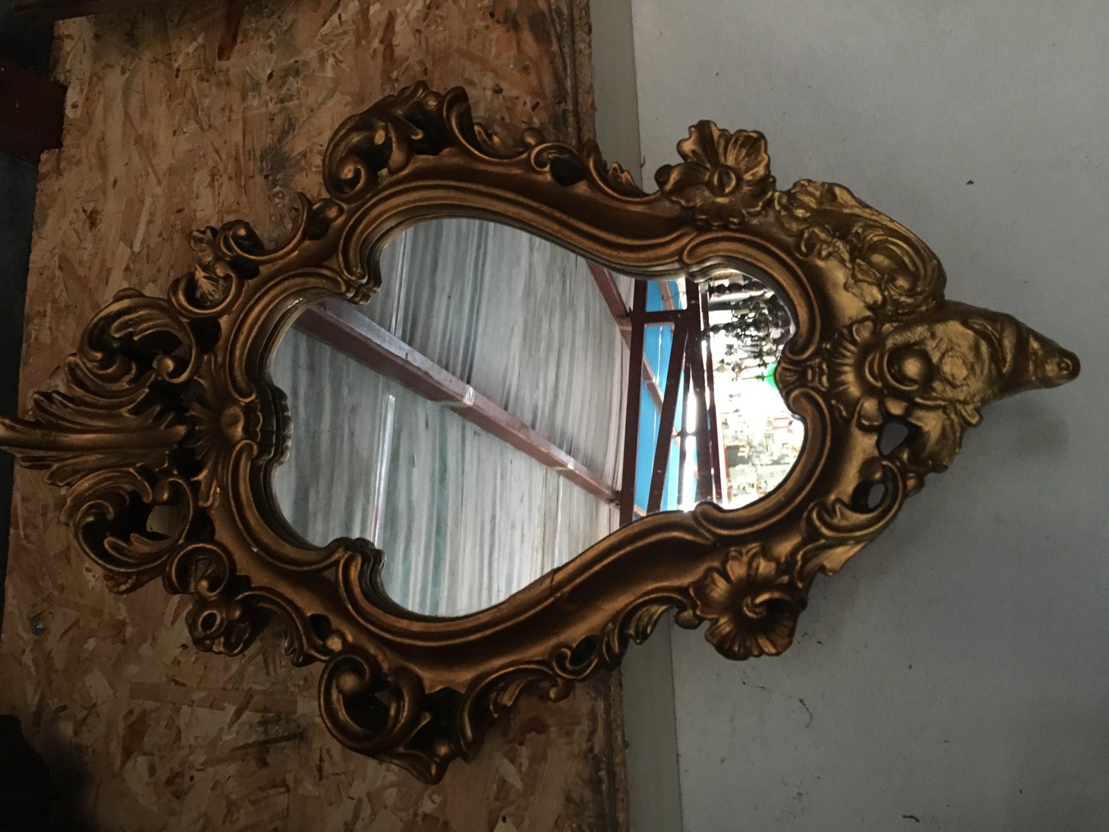 English Plaster Frame Mirror, 1990s for sale at Pamono