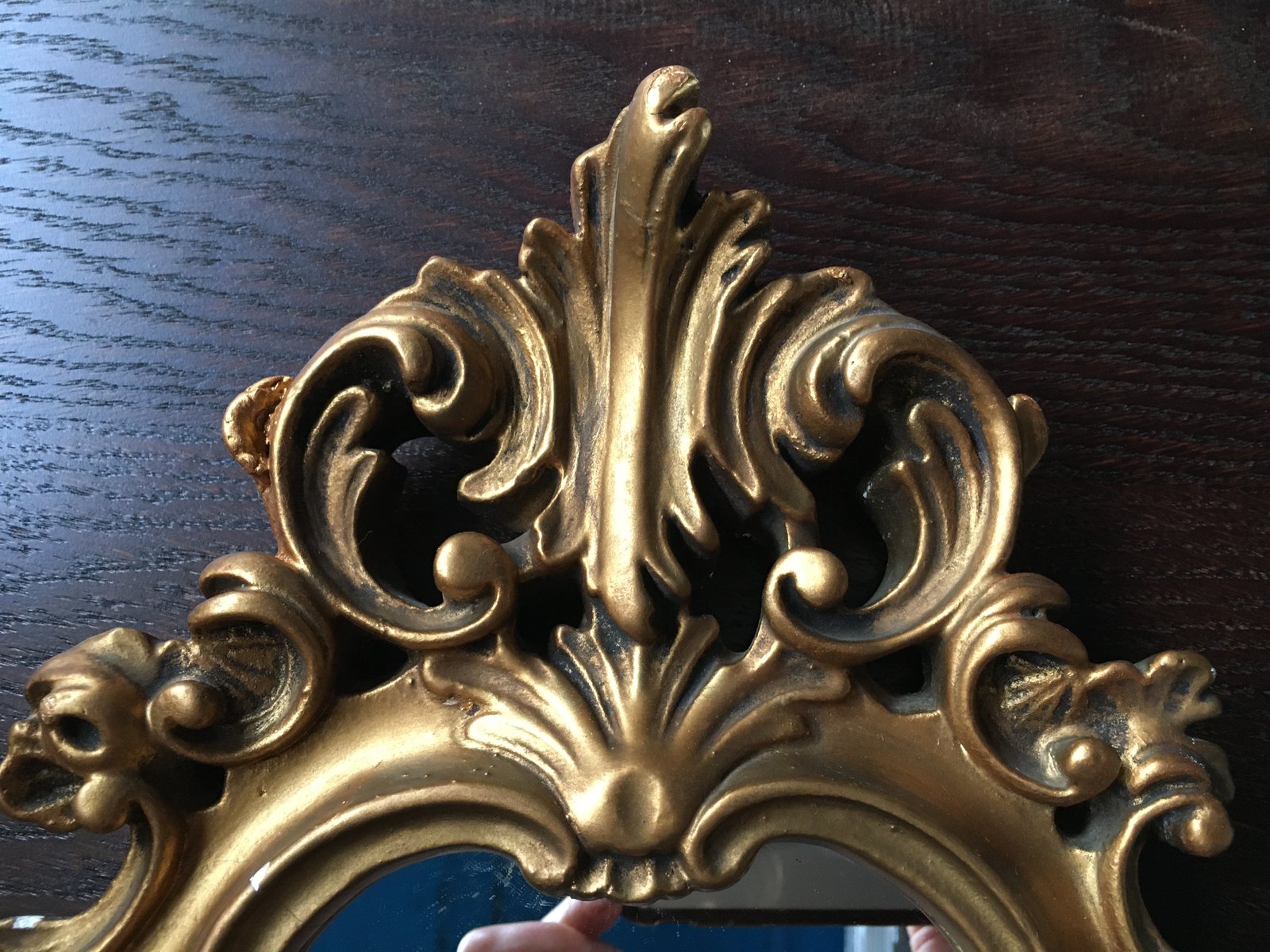 English Plaster Frame Mirror, 1990s for sale at Pamono