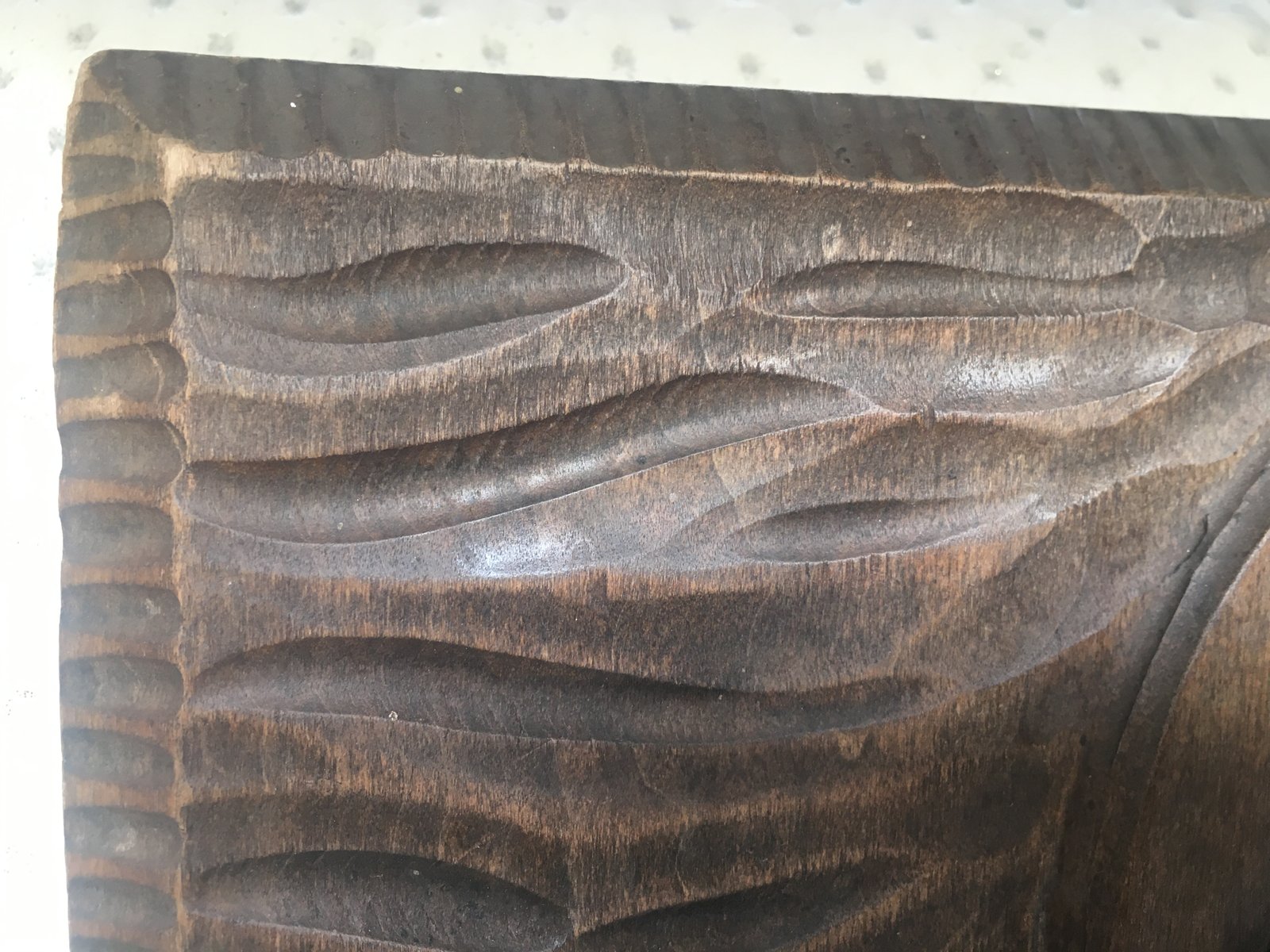 Flat Wood Carving, 1940s for sale at Pamono