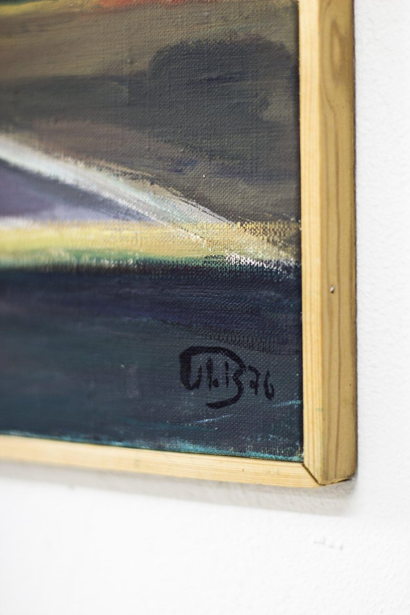 Painting by John Ivar Berg, 1976 for sale at Pamono
