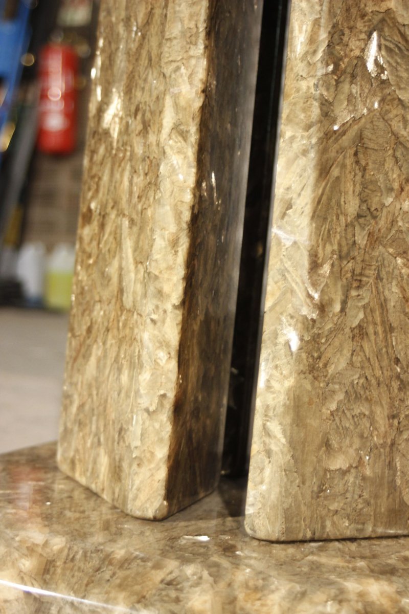 Regency Style Italian Octagonal Textured Resin and Quartz Dining Table ...