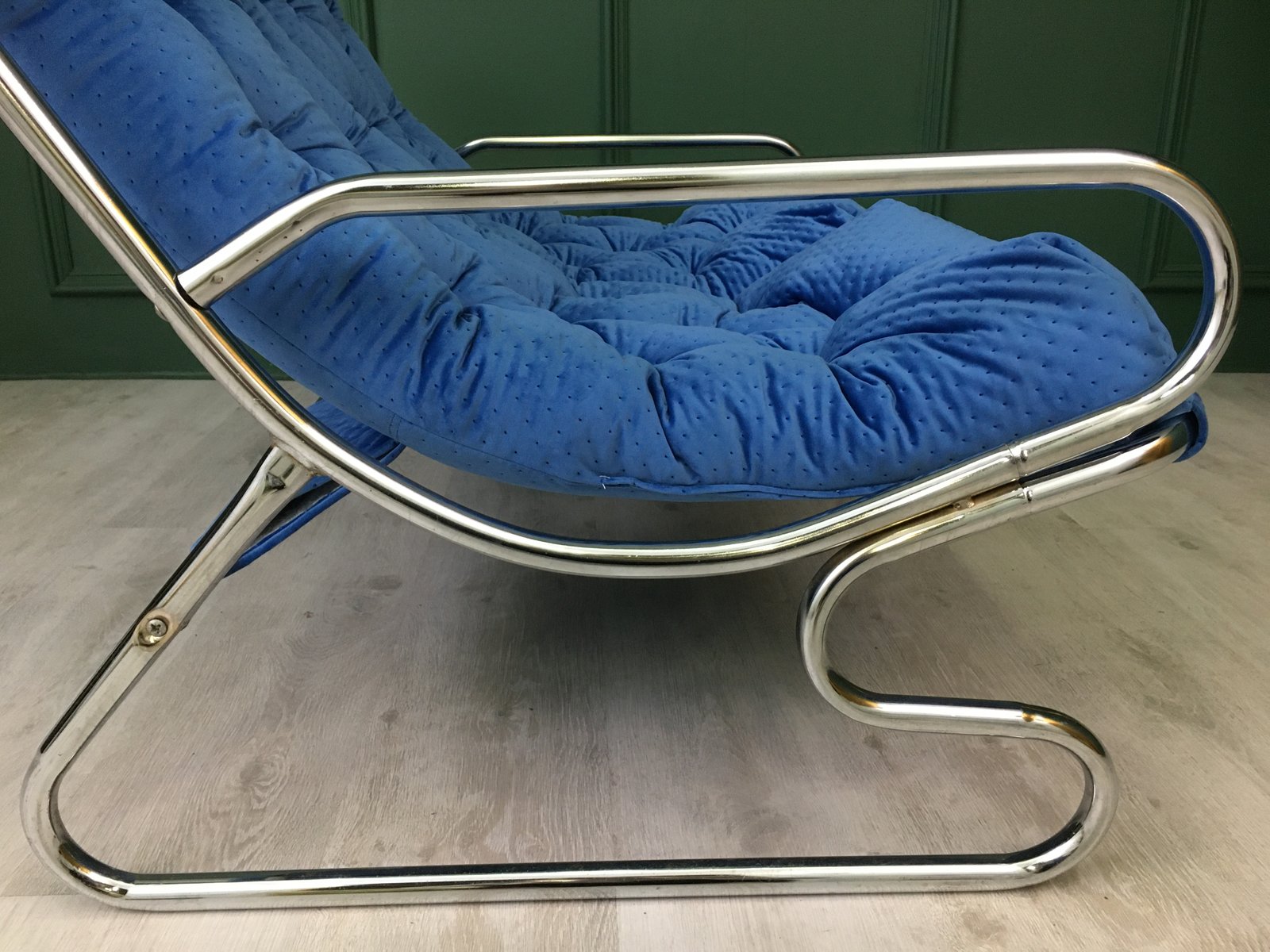 Vintage Metal Frame Sofa for sale at Pamono