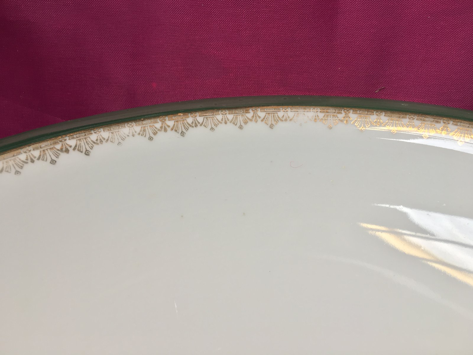 Antique Porcelain Plate by Moritz Zdekauer for sale at Pamono