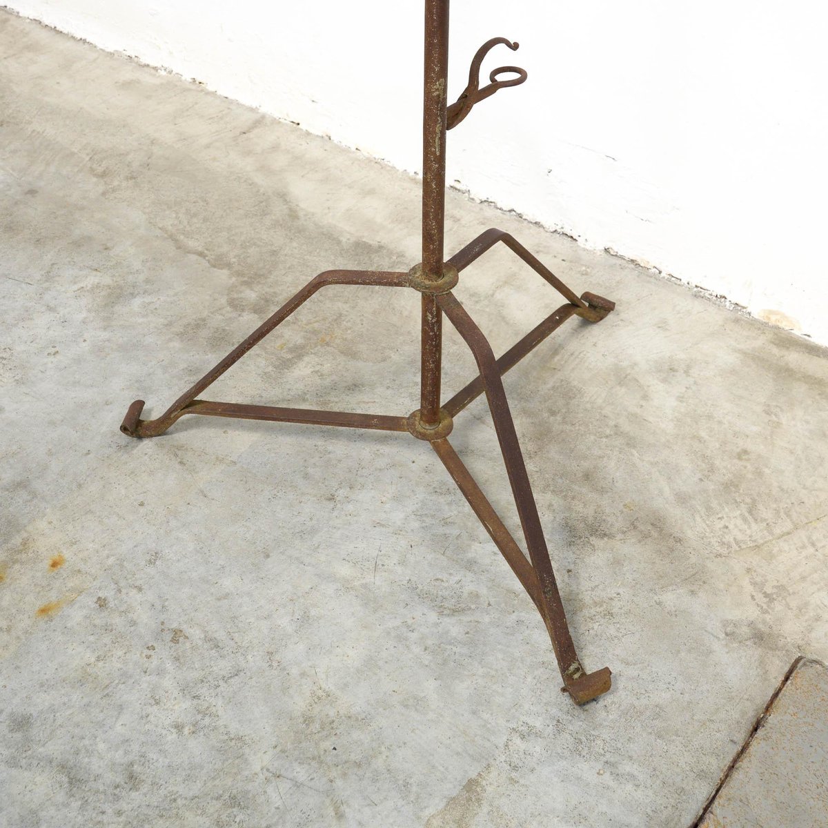 Industrial Metal Map Stand, 1930s for sale at Pamono