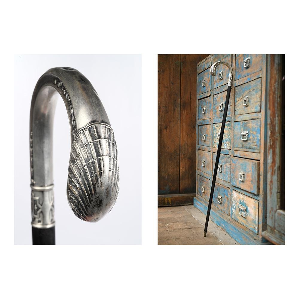 Antique Cane in Silver for sale at Pamono