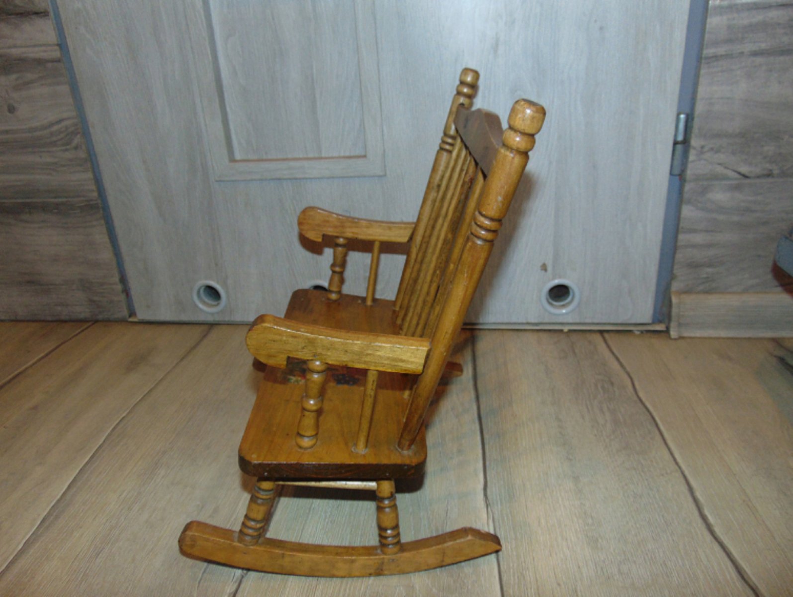 Mid-Century Wooden Toy Rocking Chair for sale at Pamono
