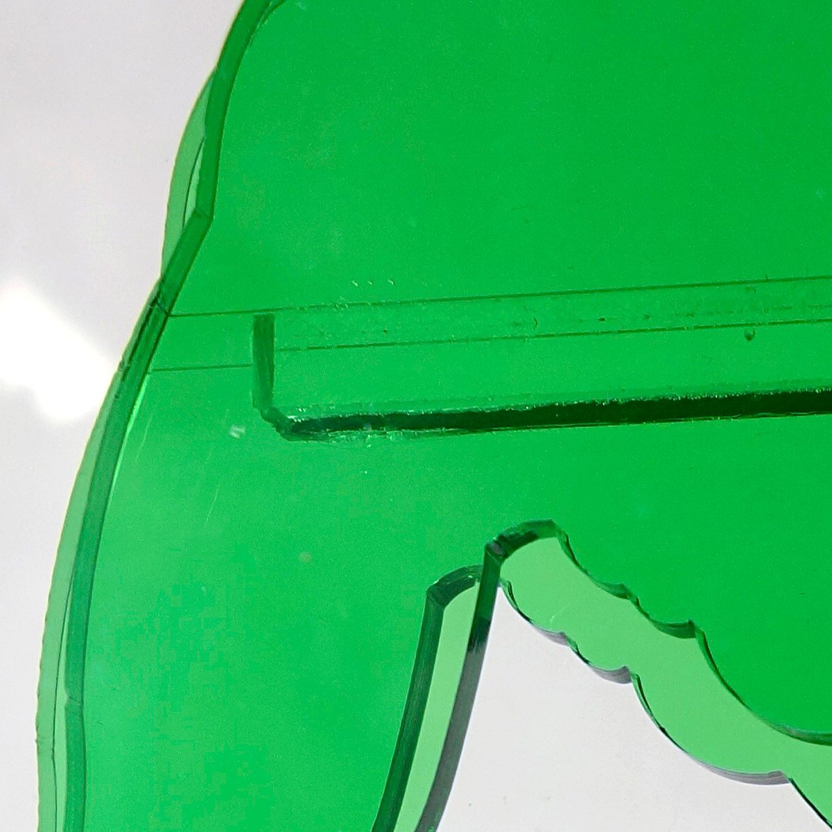 Op-Art Style Green Acrylic Glass Ostrich Sculpture by Gino Marotta for ...
