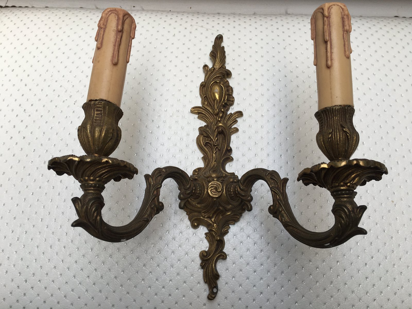 Rococo Style Wall Sconce, 1950s for sale at Pamono