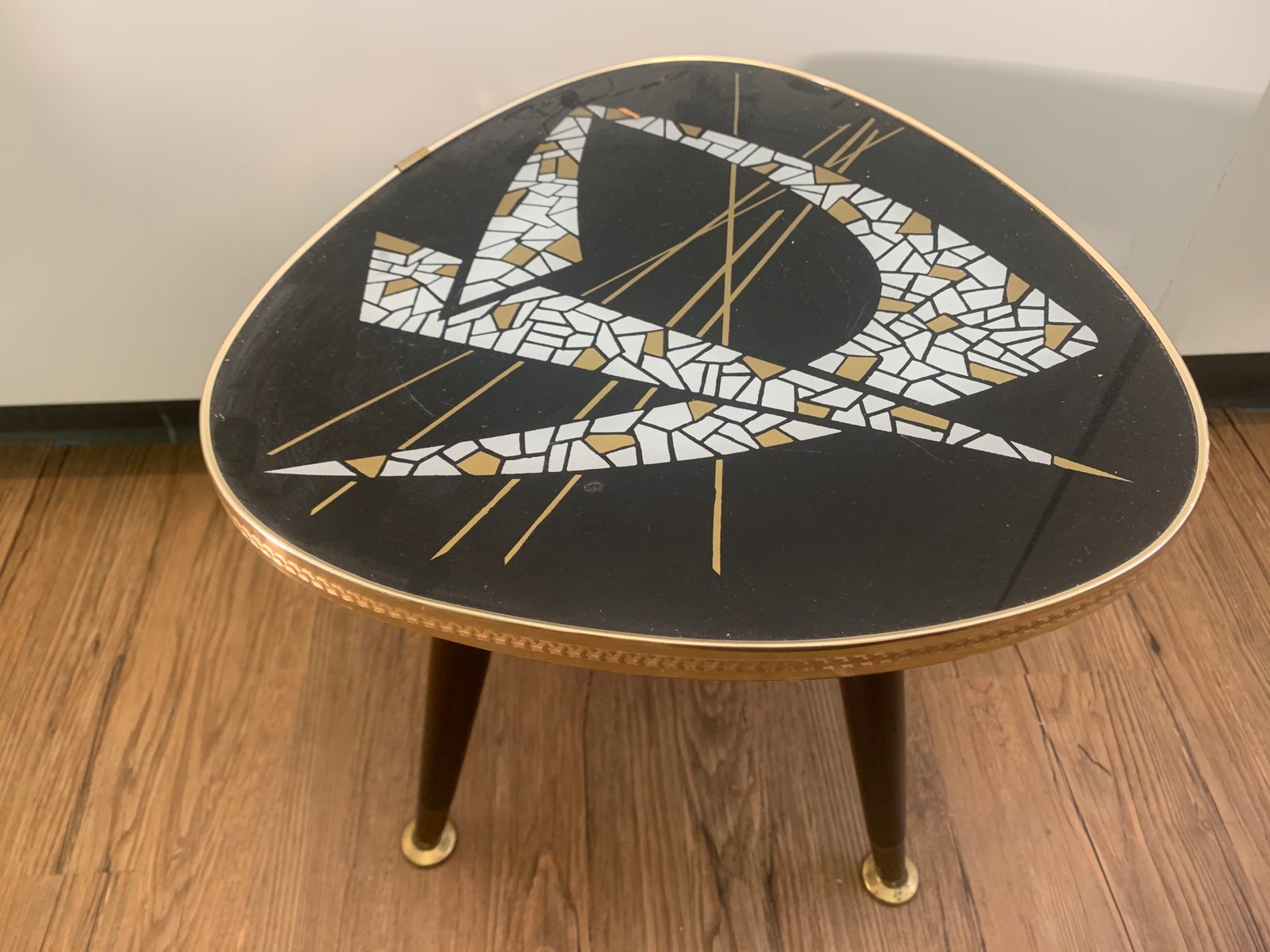 Kidney-Shaped Flower Table or Plant Stand, 1950s for sale at Pamono