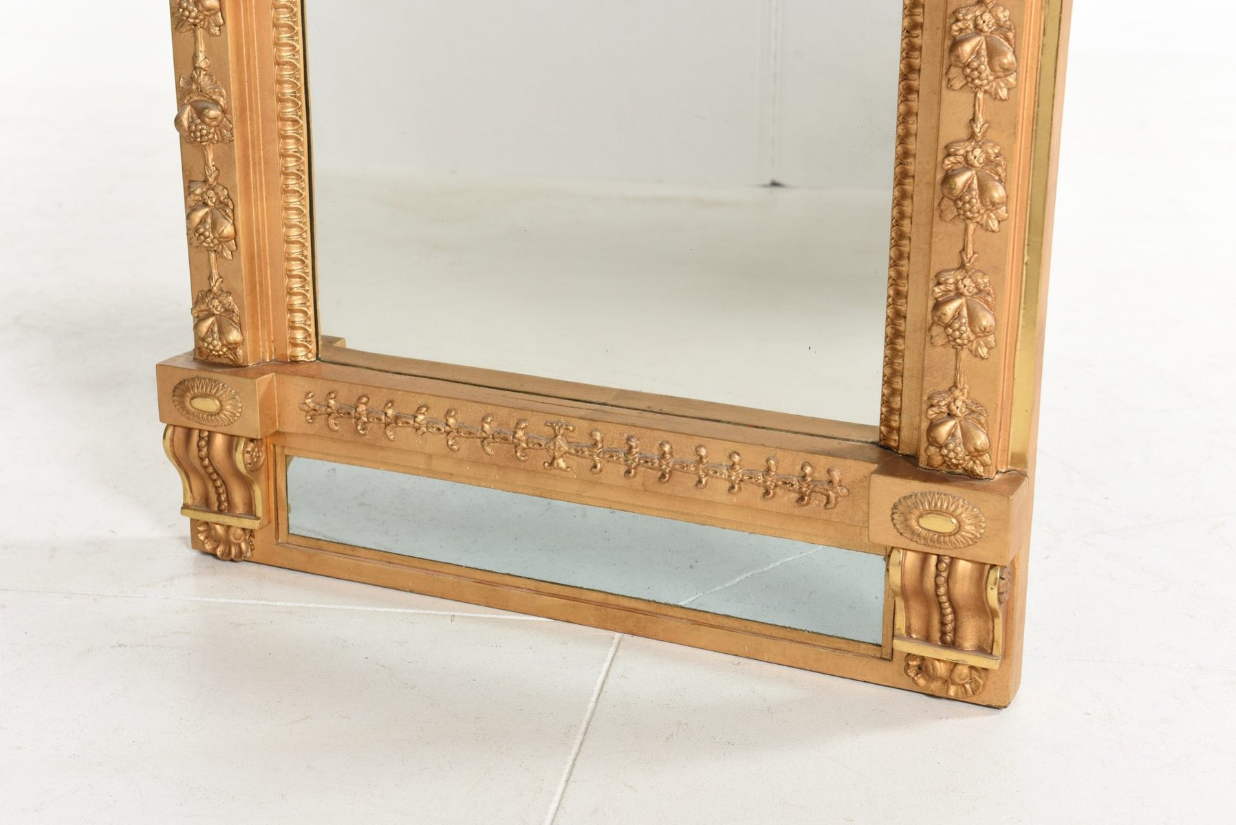 Swedish Gustavian Pine Mirror from Johann Martin Berg for sale at Pamono