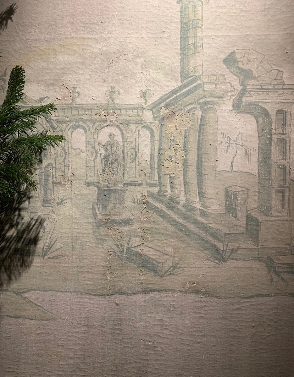 Antique Italian Mural, 1900s for sale at Pamono