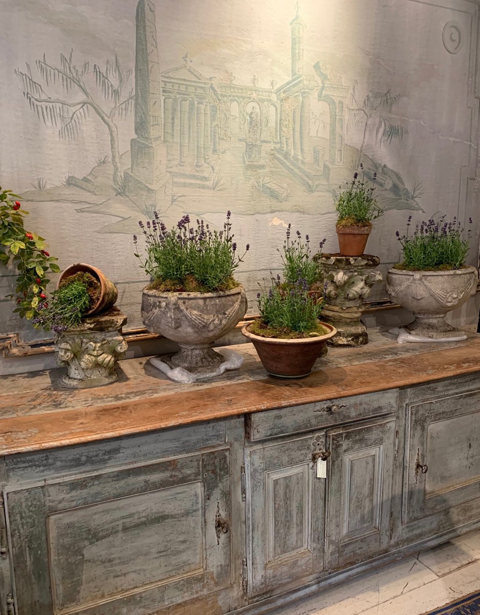 Antique Italian Mural, 1900s for sale at Pamono