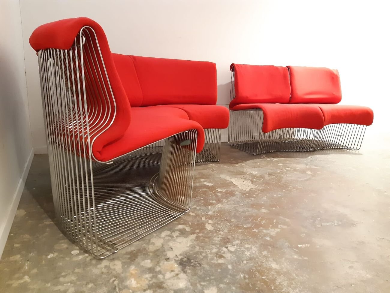 Modulares Vintage Pantonova Sofa Set von Verner Panton für Fritz Hansen ...