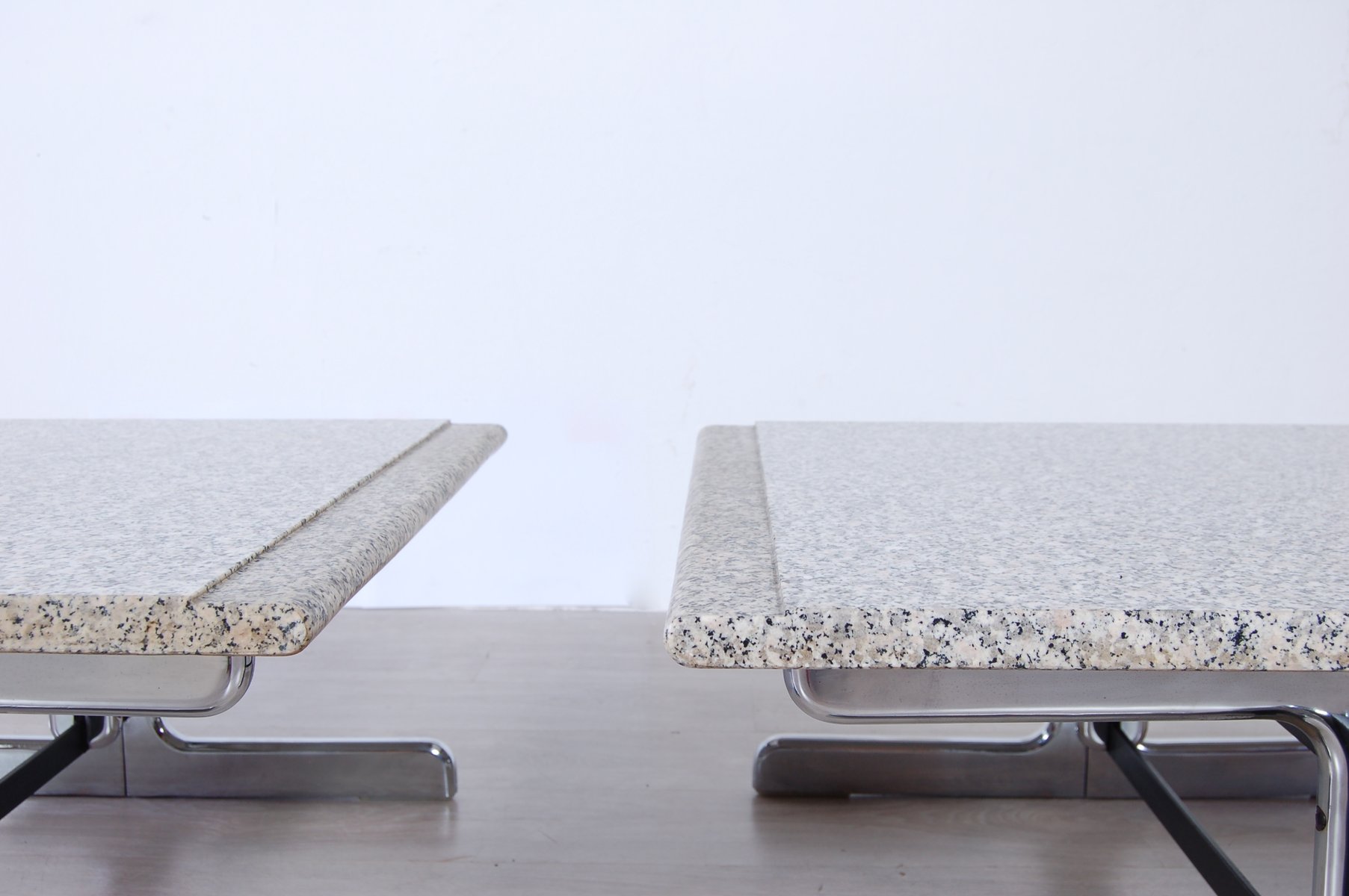 Steel and Granite Coffee Tables by Ammannati & Vitelli for Bruno ...