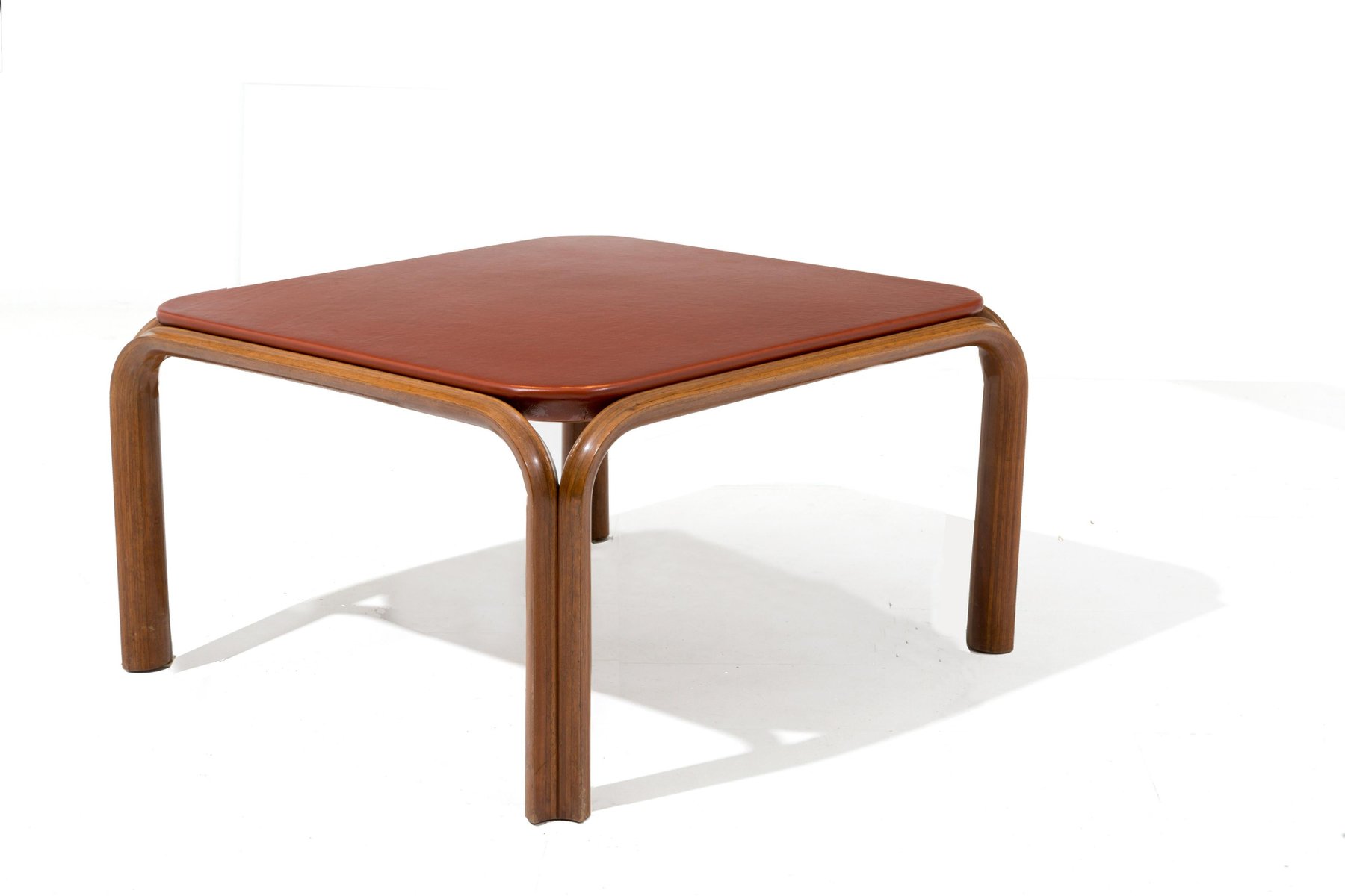 Wooden Coffee Table Attributed to Angelo Mangiarotti, 1960s for sale at ...