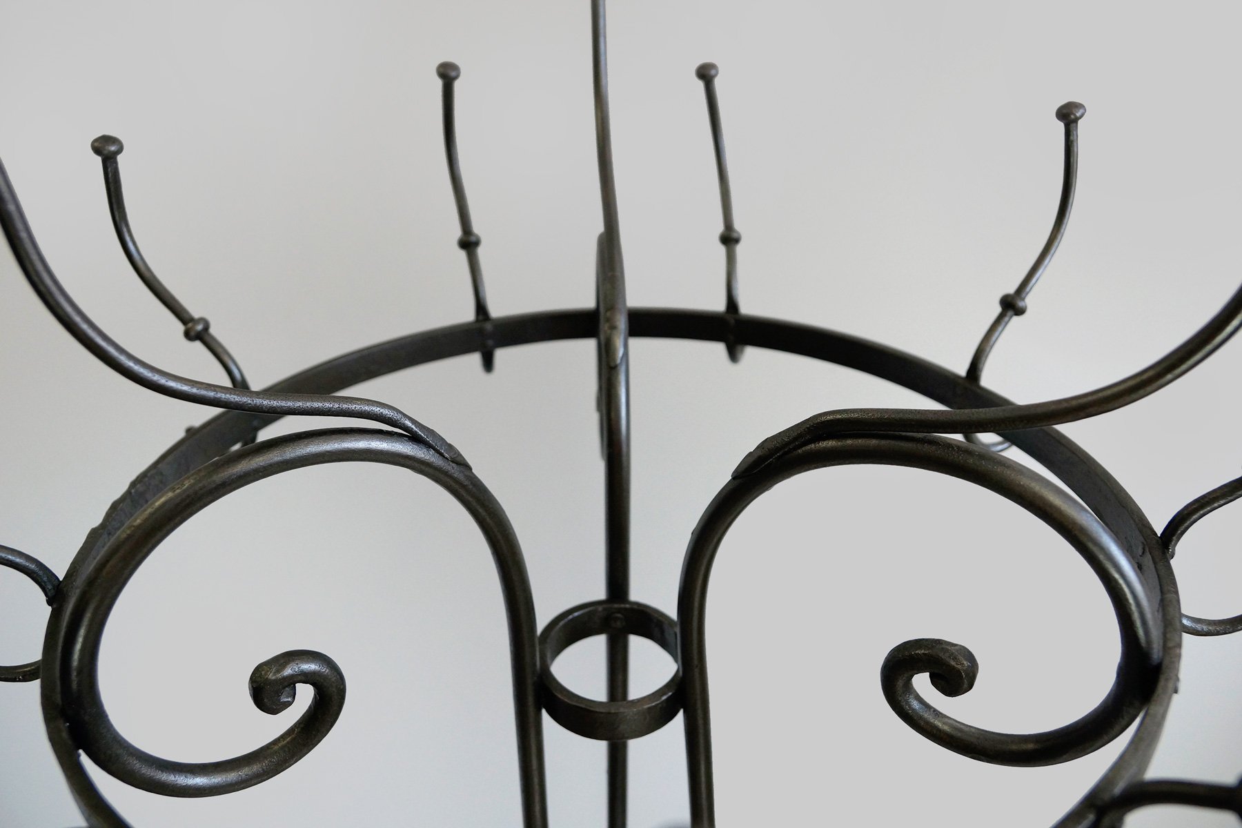 Antique Wrought Iron Coat Stand at Mary Bilbo blog