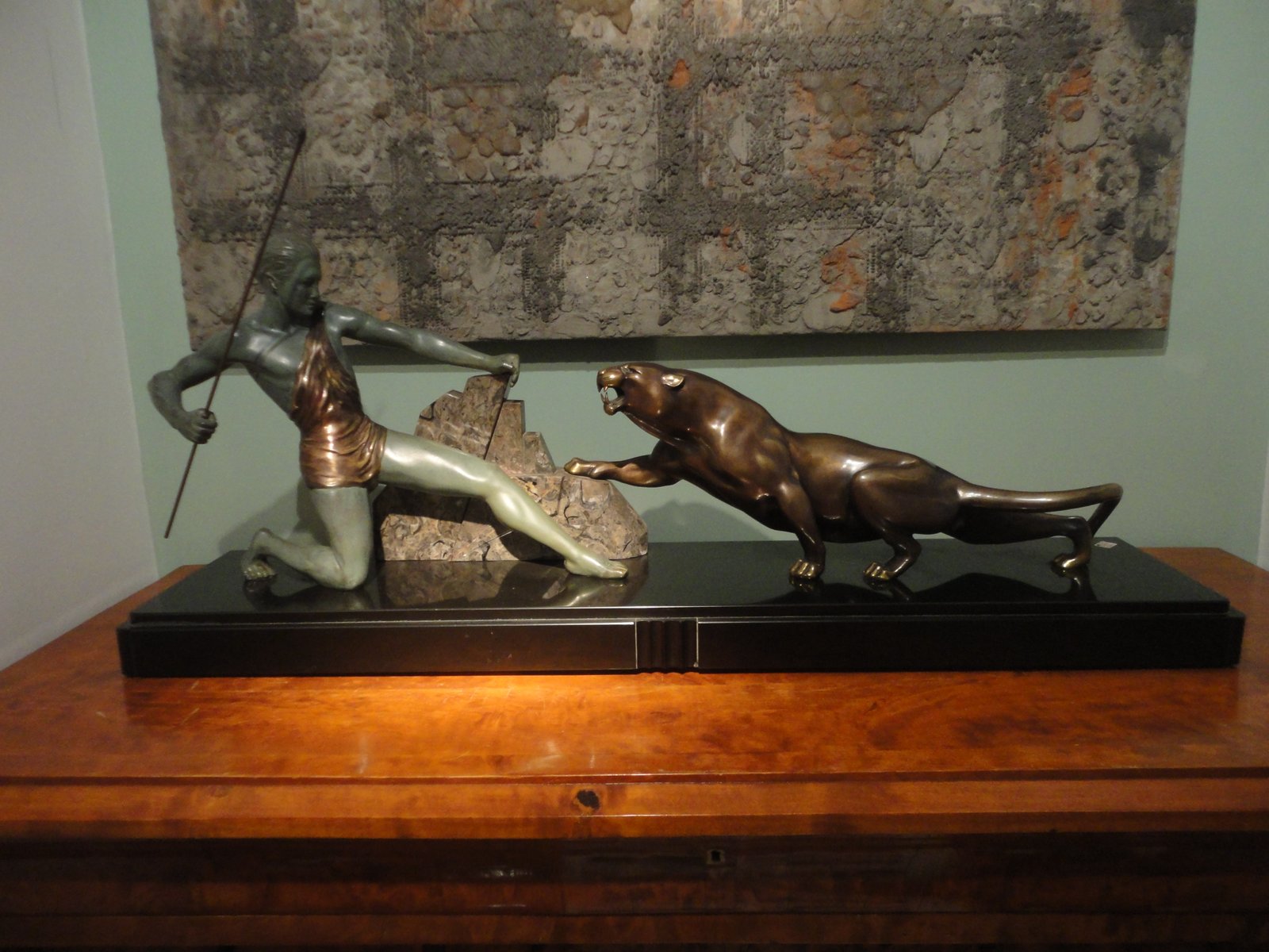 Art Deco Skulptur aus Bronze von Brault, 1920er bei Pamono kaufen