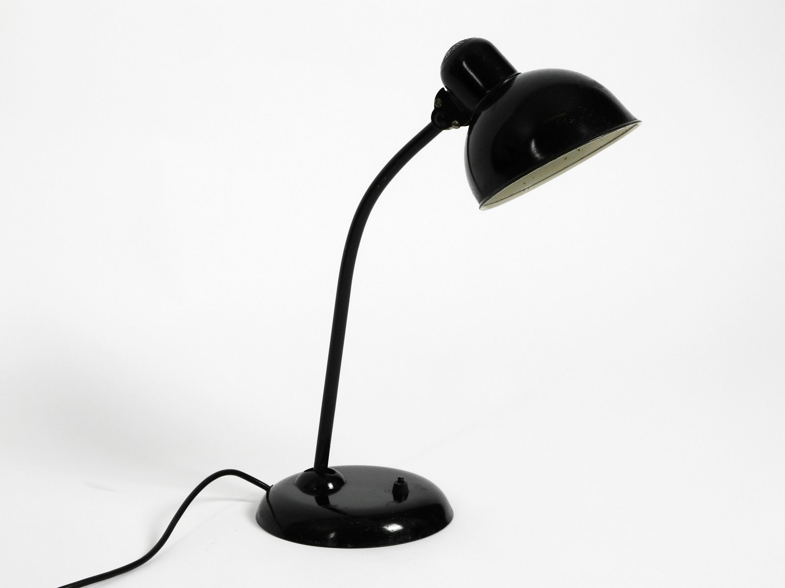 Bauhaus Black Metal Model 6551 Table Lamp by Christian Dell for Kaiser Idell, 1940s for sale at ...