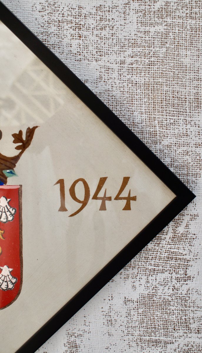 Large Vintage College Parchment, 1944 for sale at Pamono