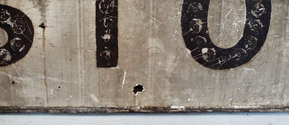 Large Antique Victorian Shop Front Sign for sale at Pamono