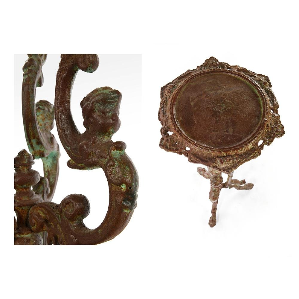 Patinated Cast Iron Bolster for sale at Pamono