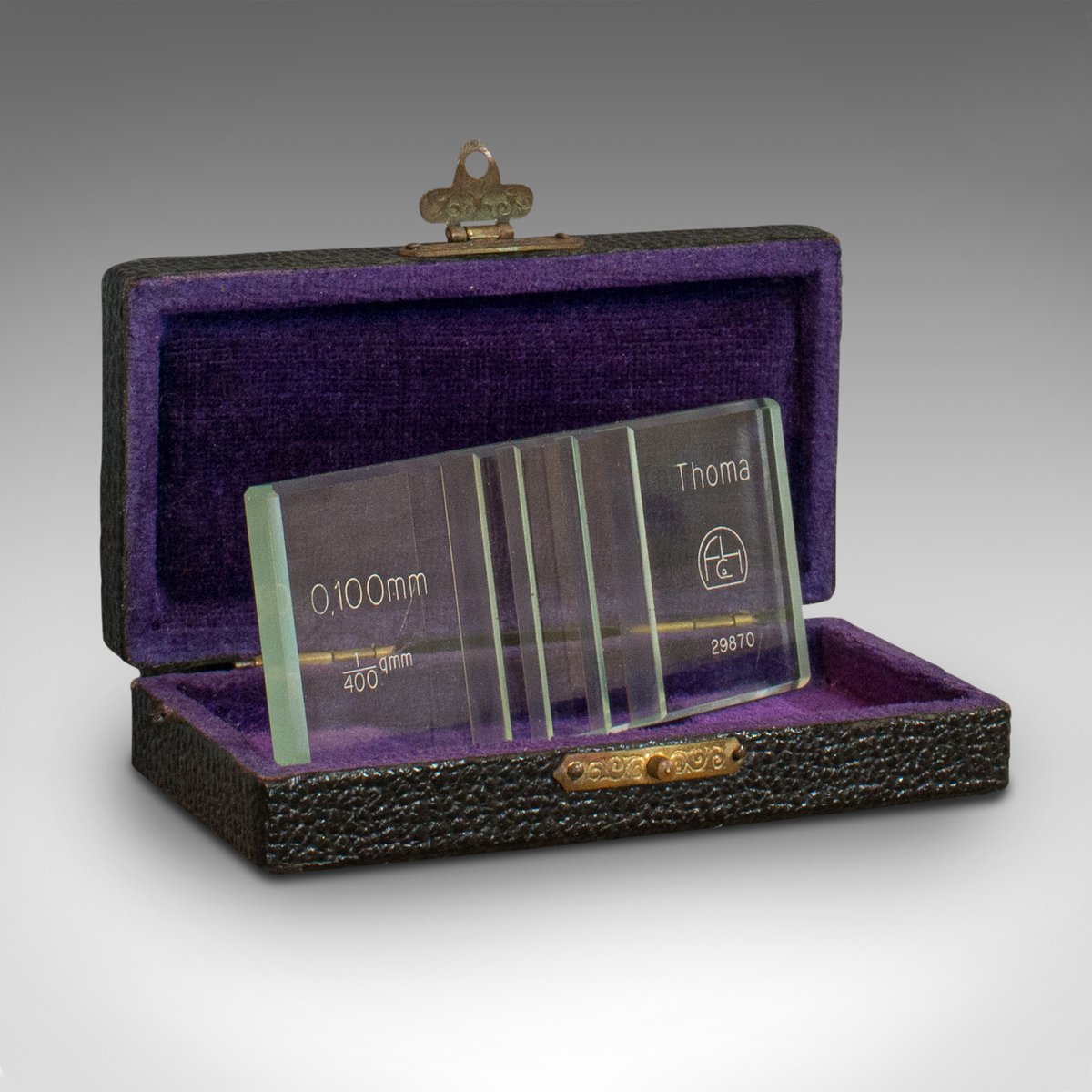 Vintage German Glass Cell Counting Slide from Franke and Heidecke ...